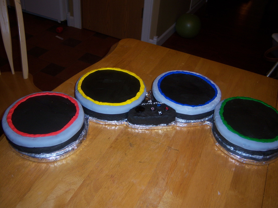 Rock Band Drum Set - CakeCentral.com