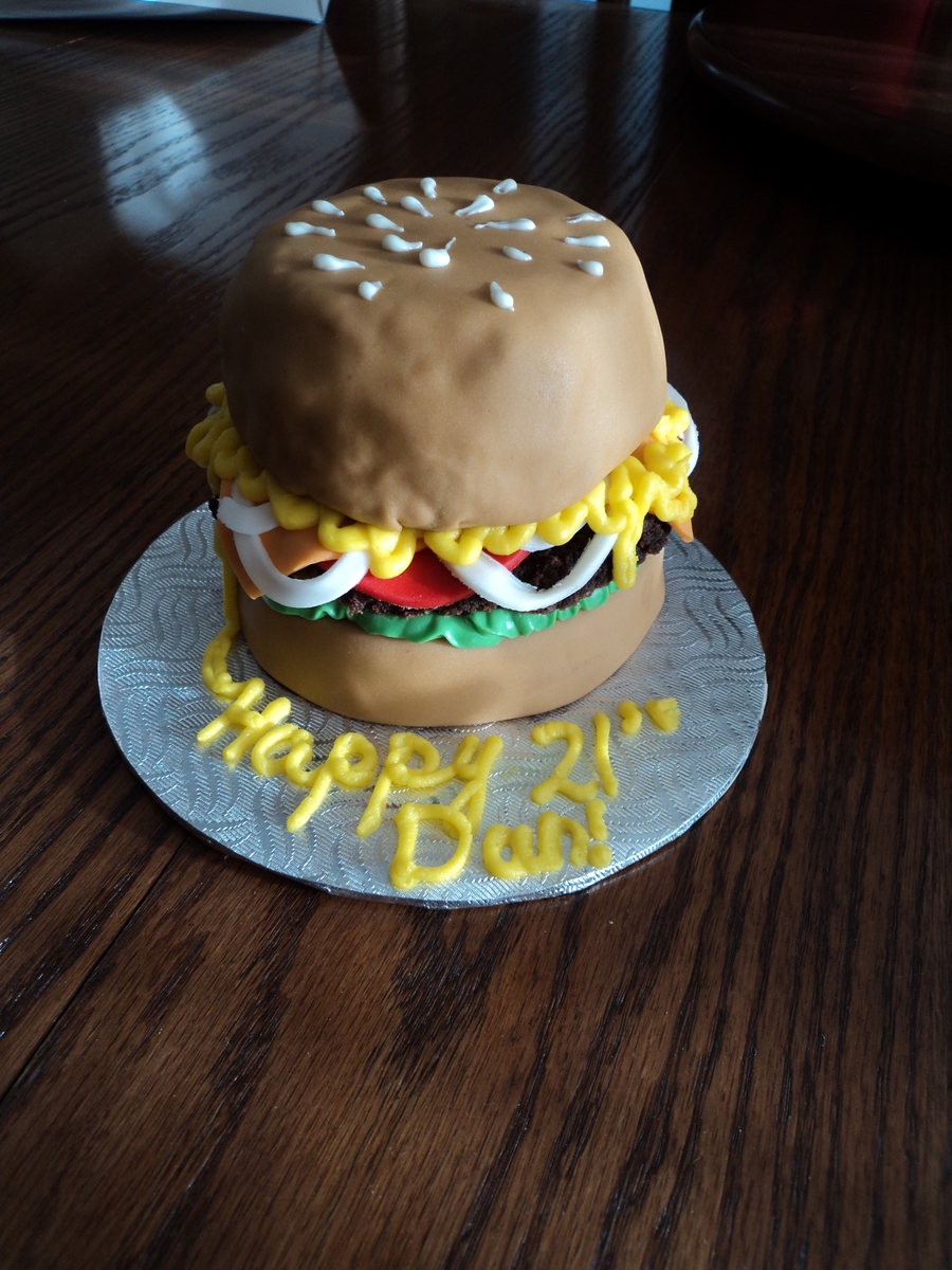 Brownie Burger - CakeCentral.com