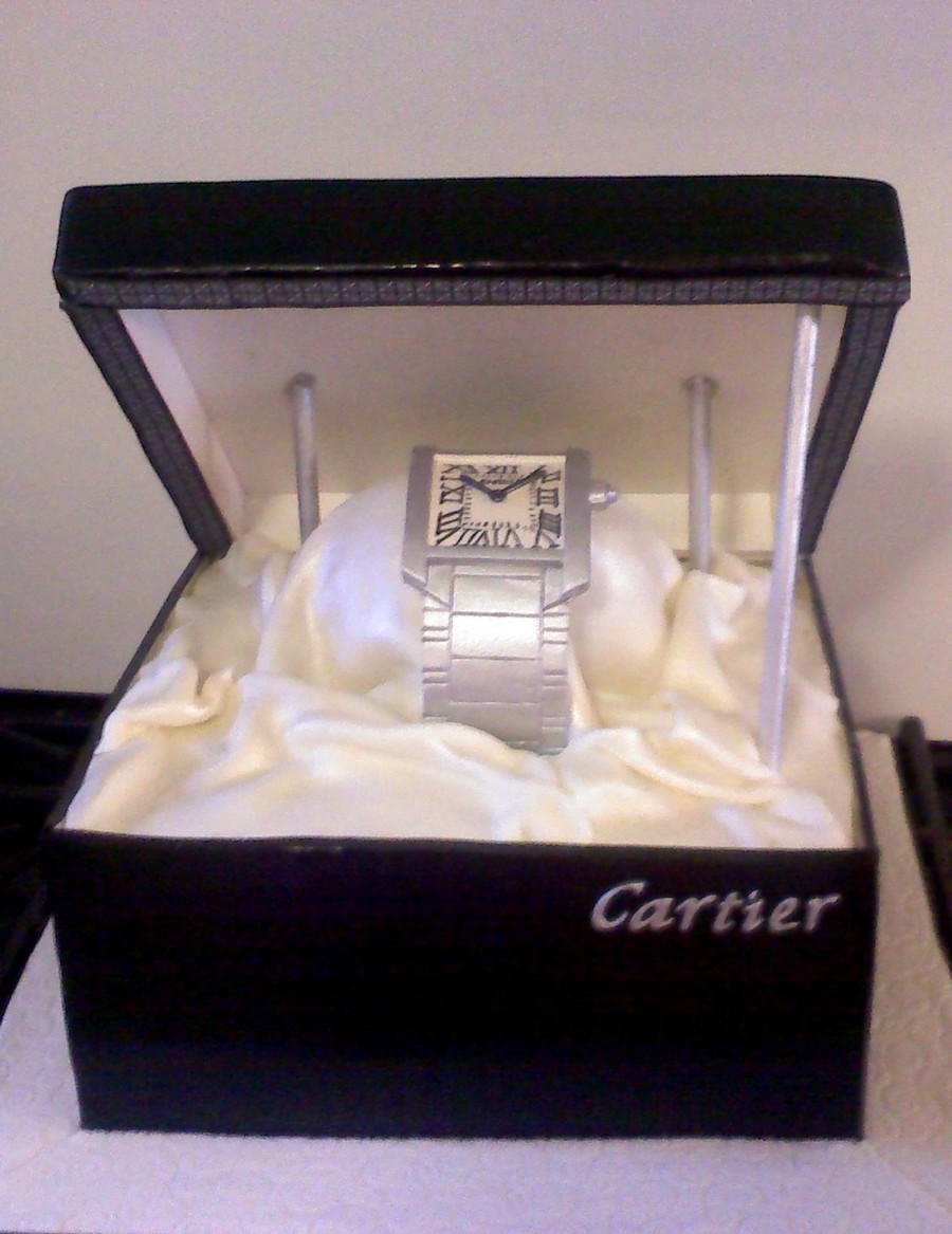 Cartier Watch - CakeCentral.com