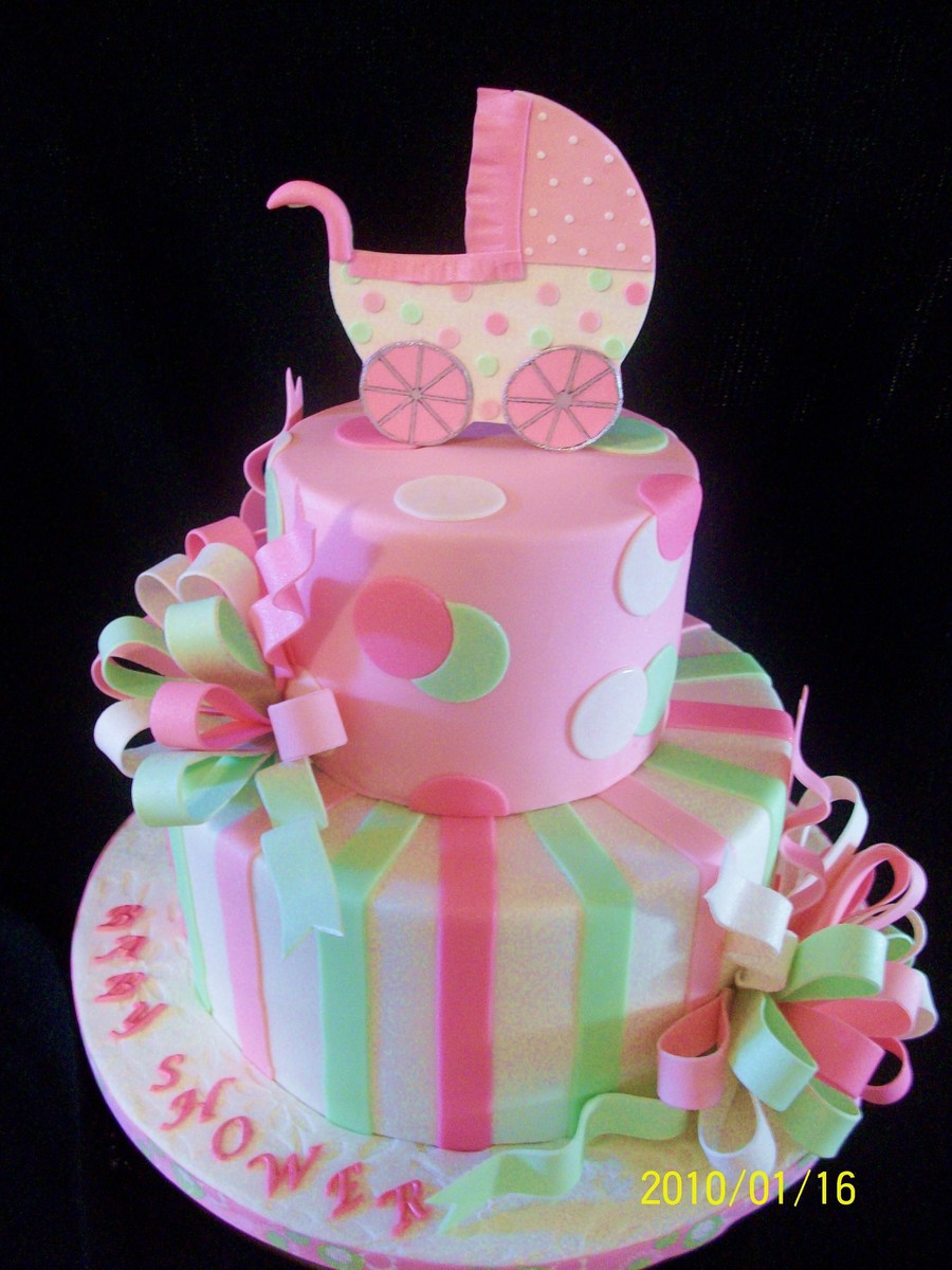 Stroller Cake - CakeCentral.com