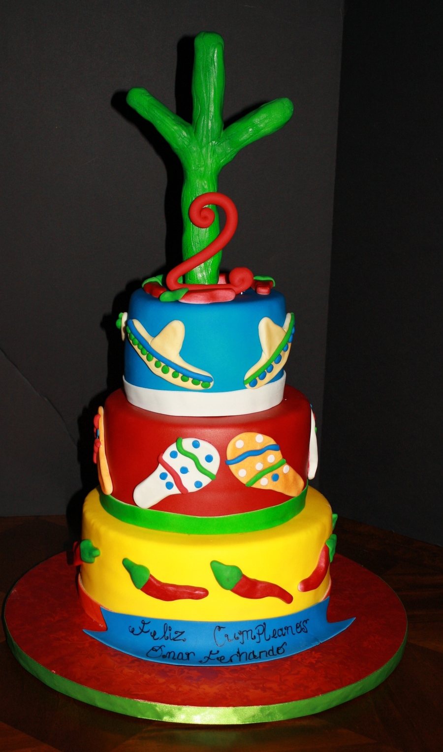 Fiesta Cake - CakeCentral.com
