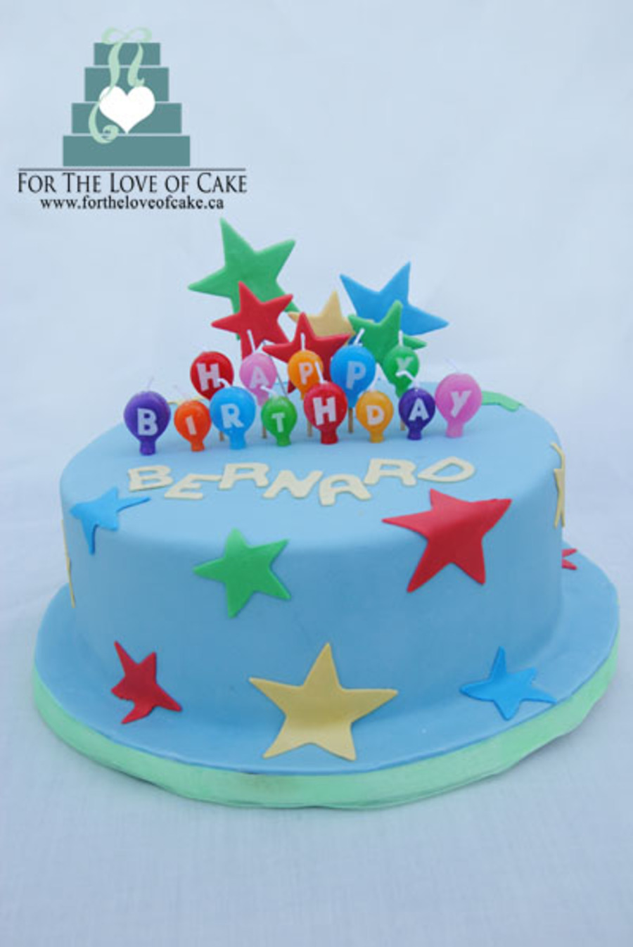 Blue Star Birthday Cake - CakeCentral.com