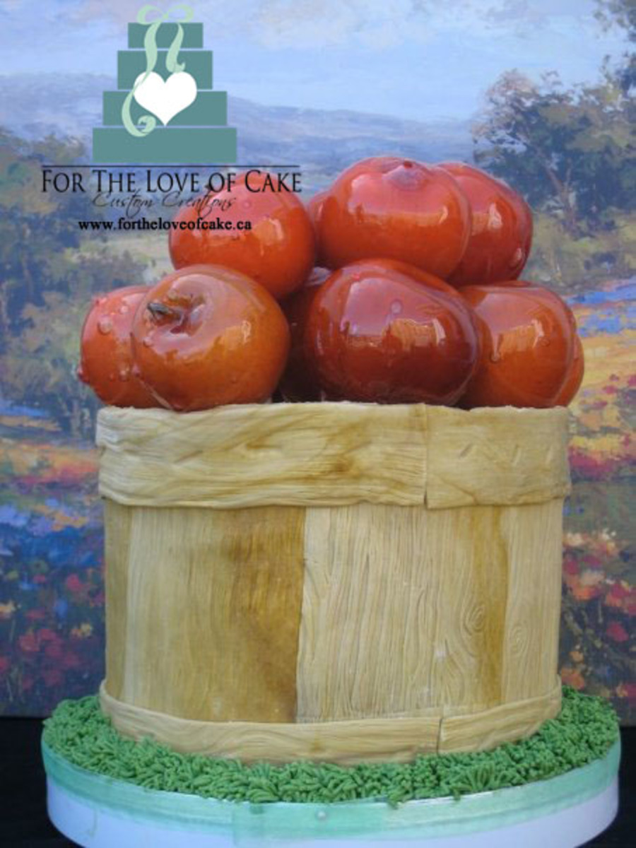 Fall / Autumn Bushel Of Apples Cake - CakeCentral.com