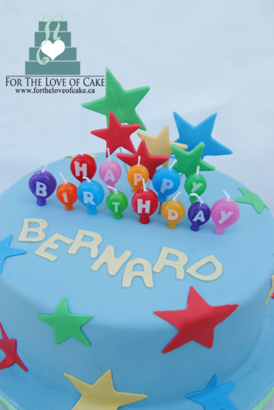 Blue Star Birthday Cake - CakeCentral.com