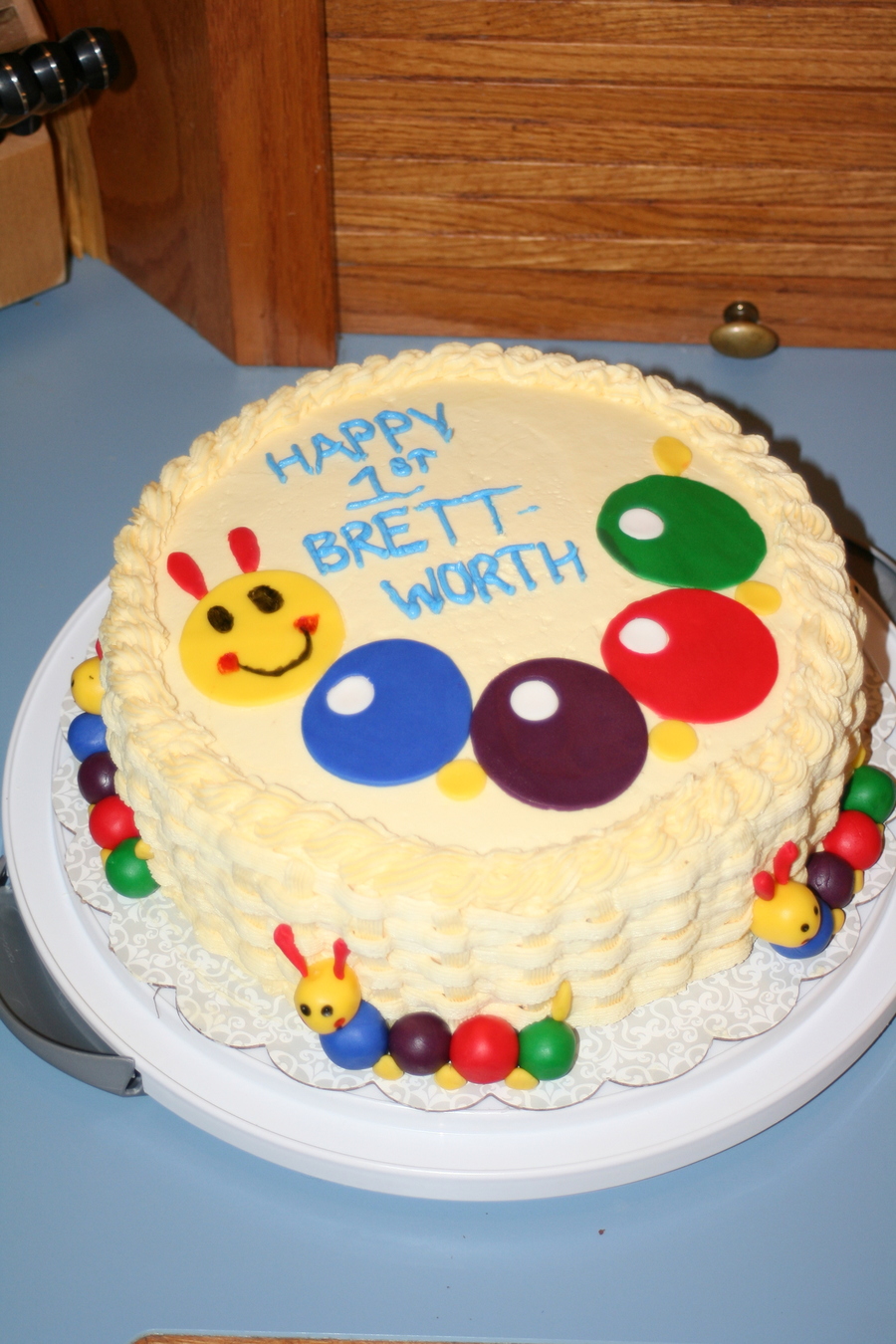 Baby Einstein Caterpillar - CakeCentral.com