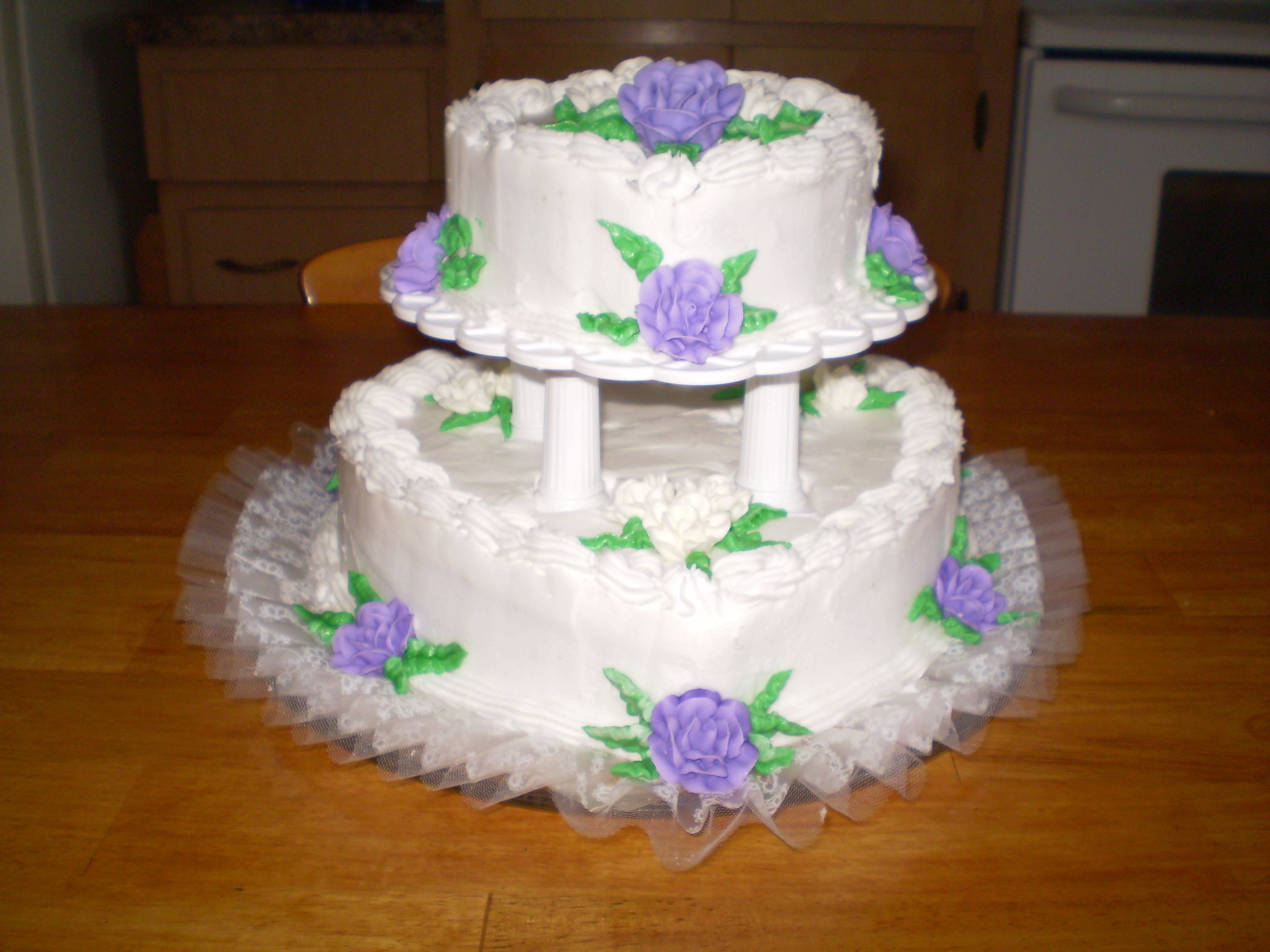 Our Wedding Cake - CakeCentral.com