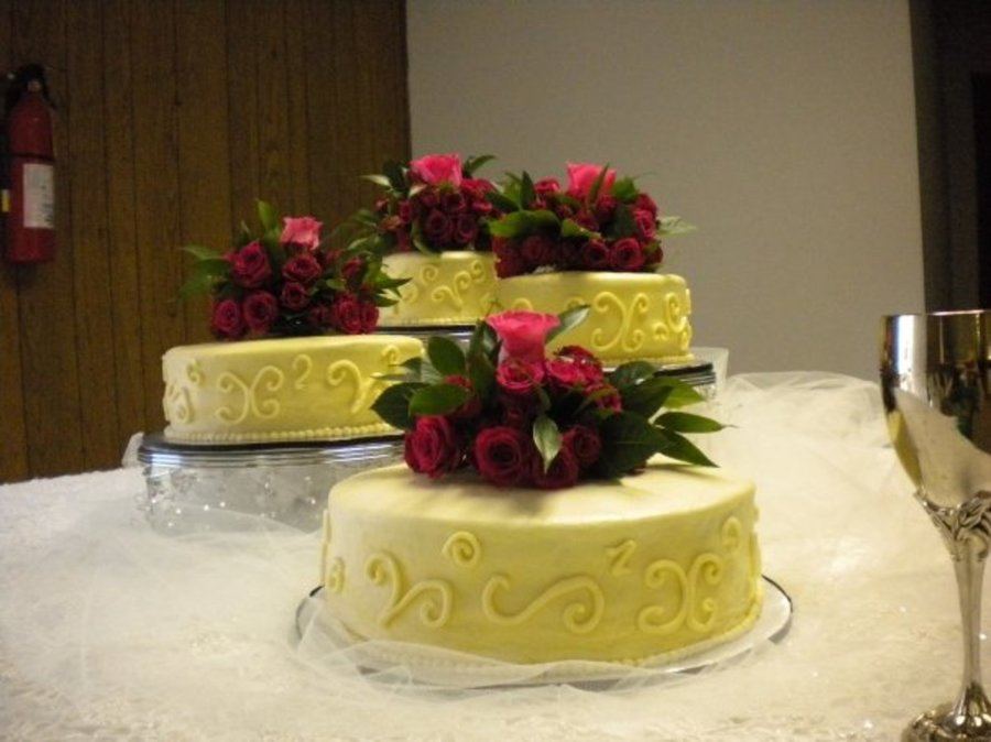 Satellite Wedding Cake - CakeCentral.com