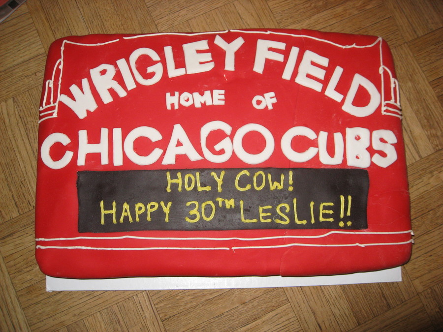Wrigley Field - CakeCentral.com