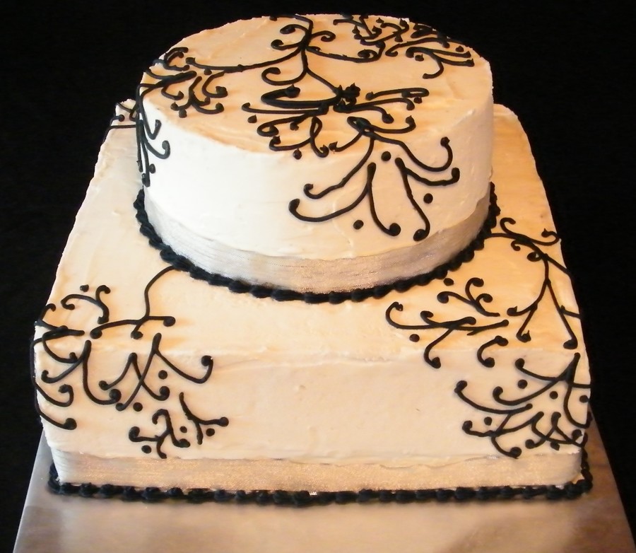 Flower Scroll - CakeCentral.com