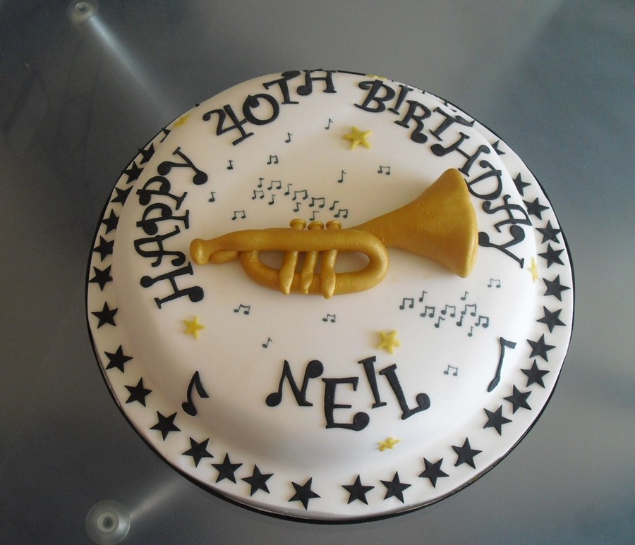 Trumpet Cake - CakeCentral.com