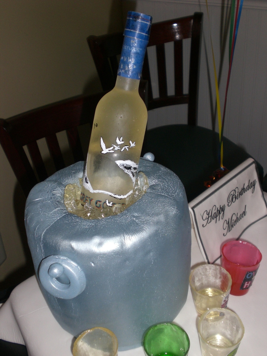 Grey Goose Birthday Cake - CakeCentral.com