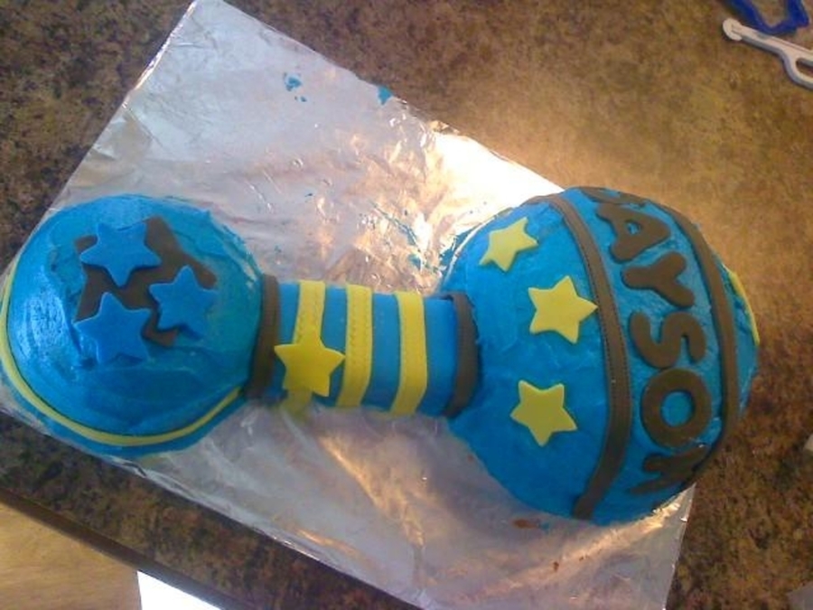 Baby Rattle Cake - CakeCentral.com