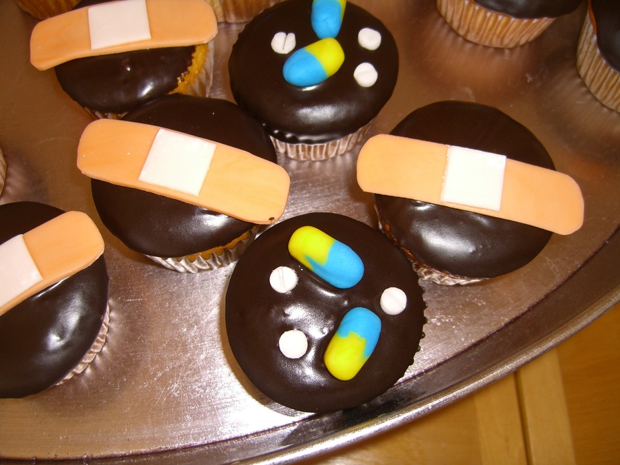 Medical Birthday Cupcakes - CakeCentral.com