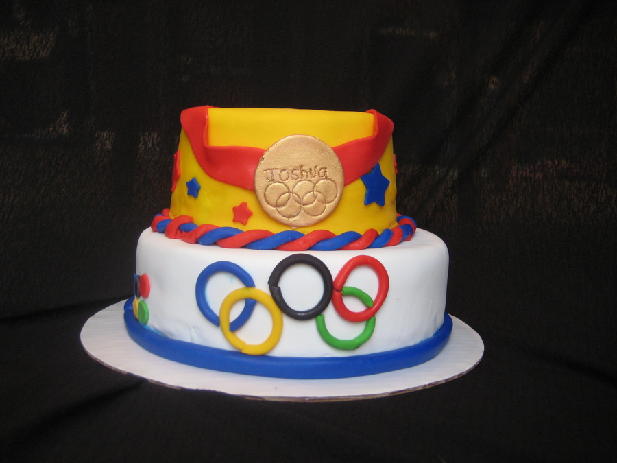Olympic Cake - CakeCentral.com