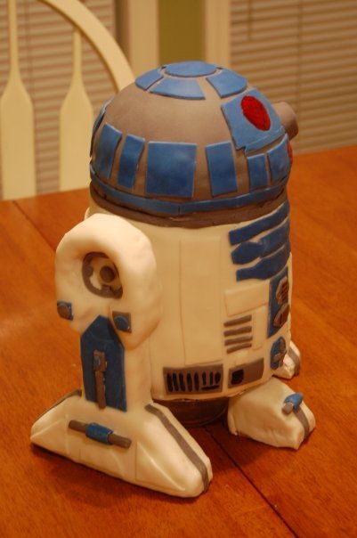 3D R2-D2 Cake - CakeCentral.com