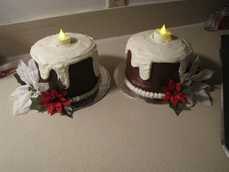Christmas Candle Cake - CakeCentral.com