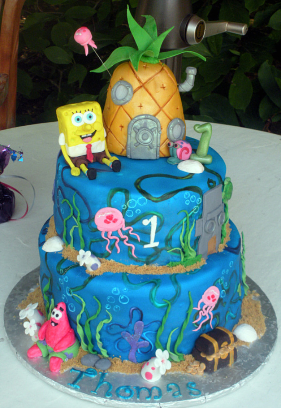 Spongebob Squarepants Cake - CakeCentral.com
