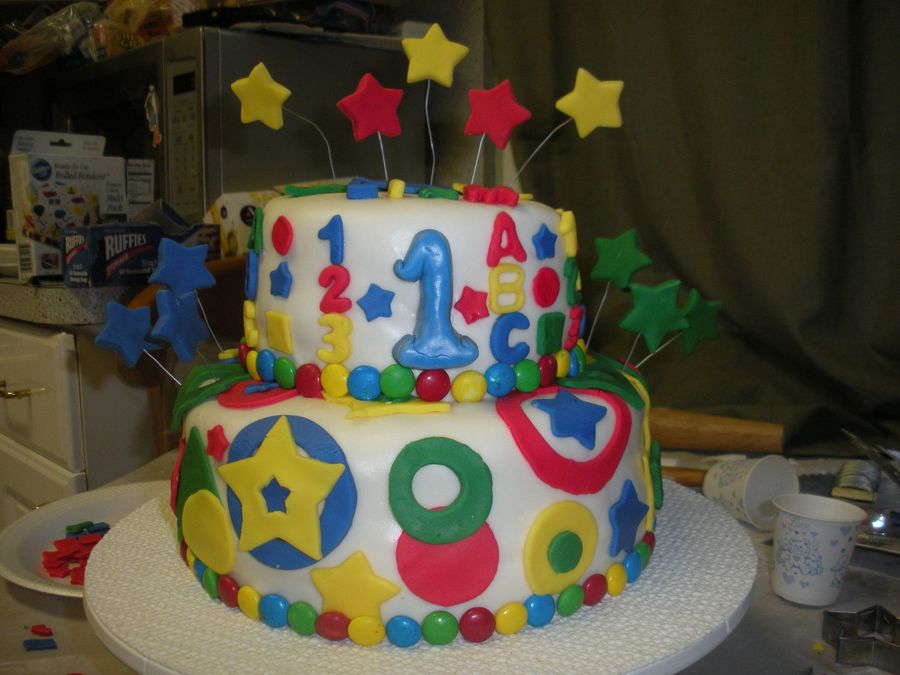 Abc/123 Cake - CakeCentral.com