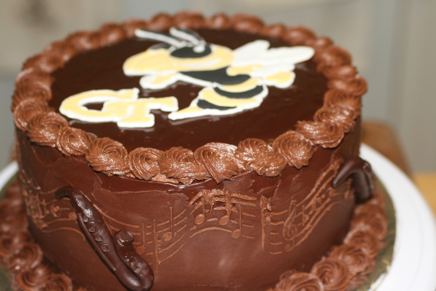 Chocolate Ganache Birthday Cake - CakeCentral.com