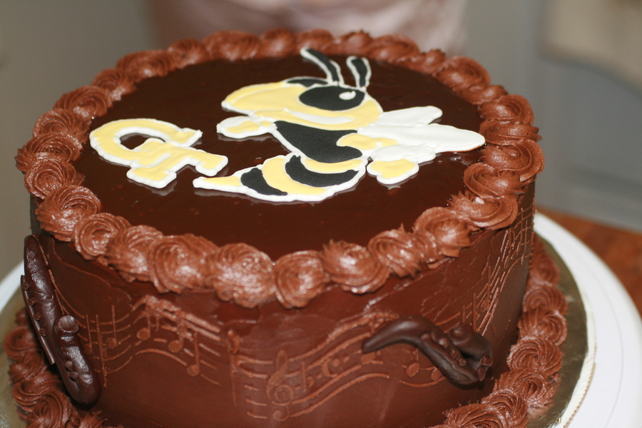 Chocolate Ganache Birthday Cake - CakeCentral.com
