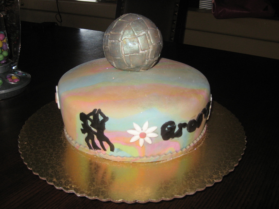 Disco Birthday Cake - CakeCentral.com