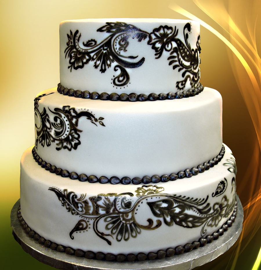 Henna Design Cake - CakeCentral.com
