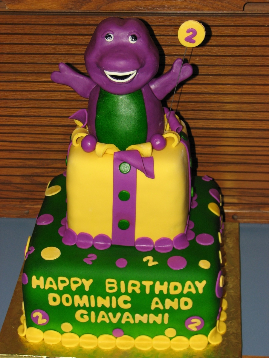 Barney Birthday Cake - CakeCentral.com