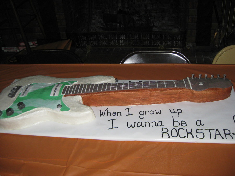 Rock Star Cake - CakeCentral.com