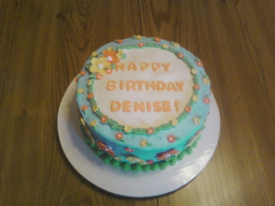 Denise's Birthday Cake - CakeCentral.com