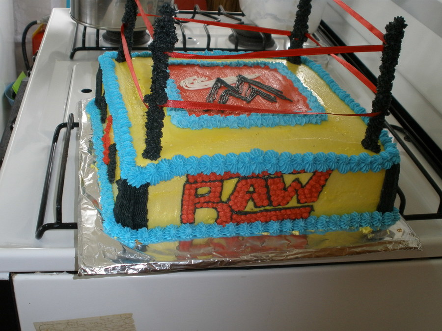 Wrestling Cake - CakeCentral.com