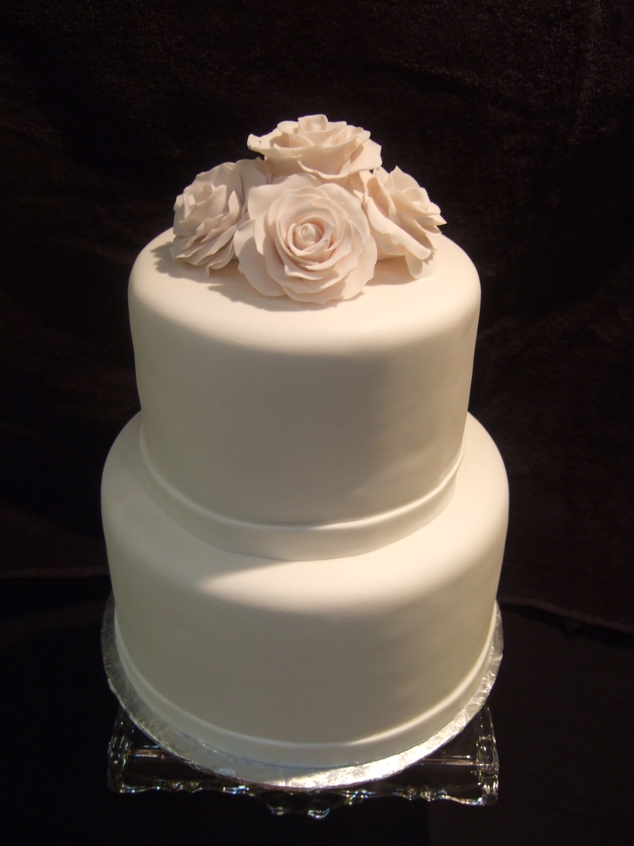 Simple Wedding - CakeCentral.com