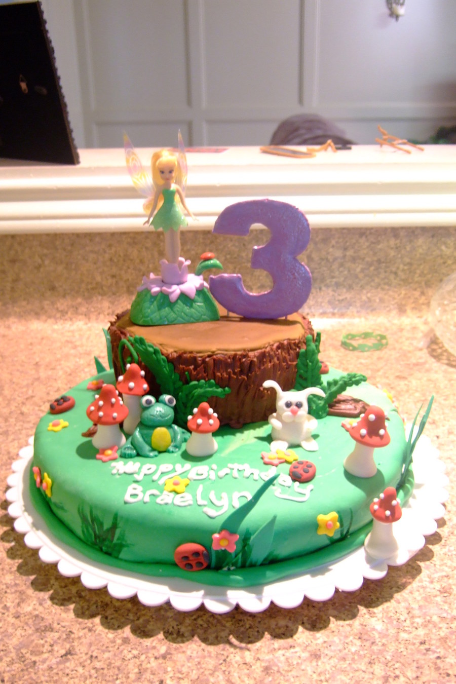 Tinkerbell Cake - CakeCentral.com