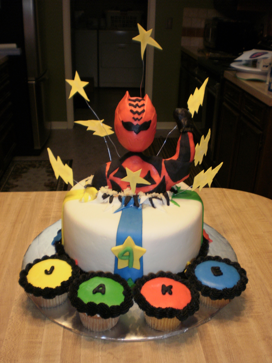 Power Ranger Birthday Cake - CakeCentral.com