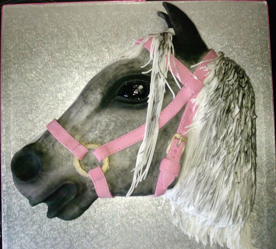 Dapple Horses Head - CakeCentral.com