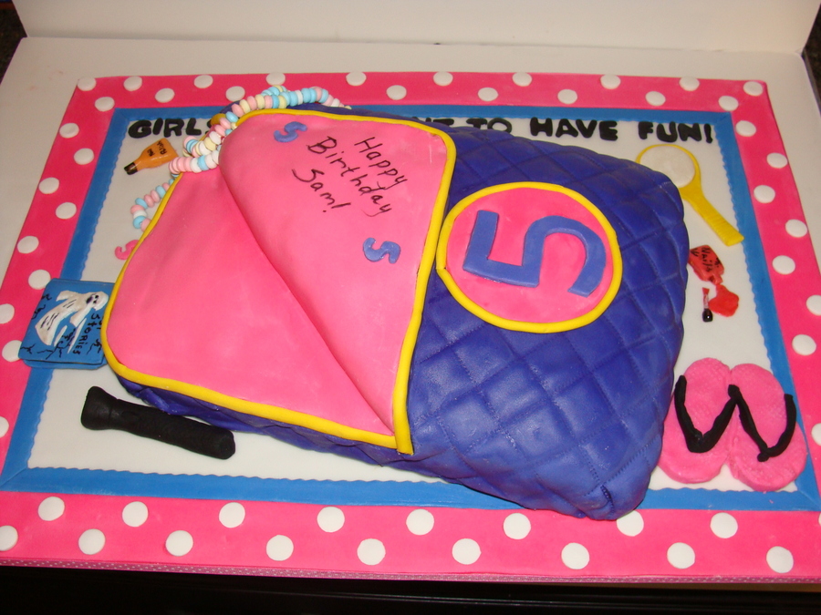 Slumber Party Cake - CakeCentral.com