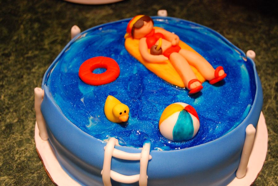 A Dip In The Pool - CakeCentral.com
