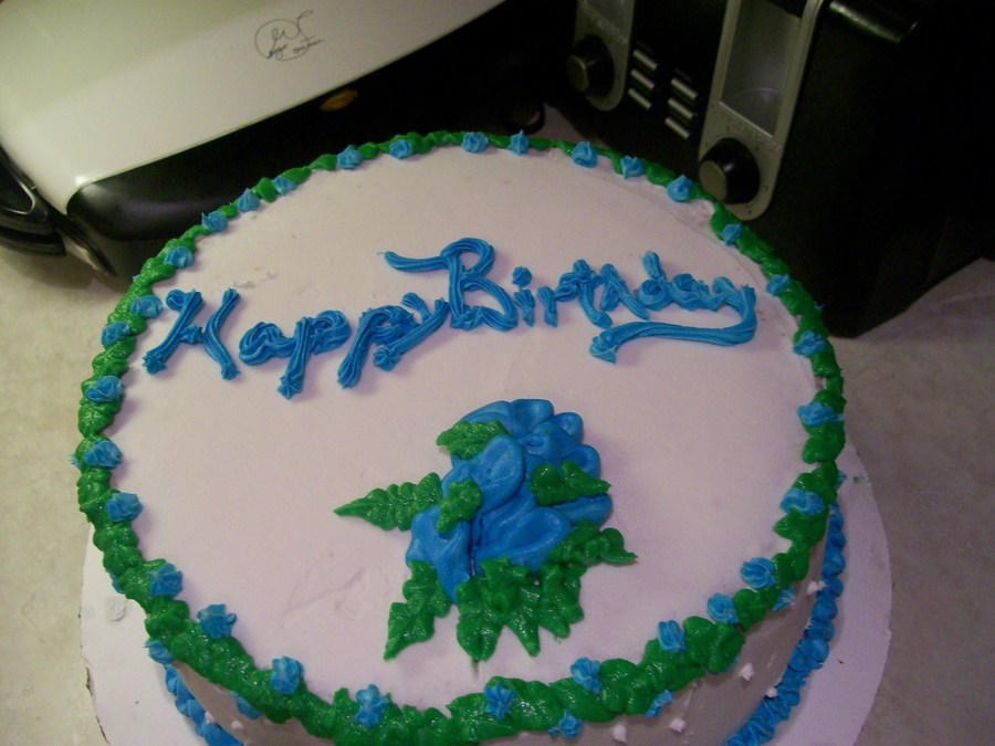 Standard Birthday Cake - CakeCentral.com