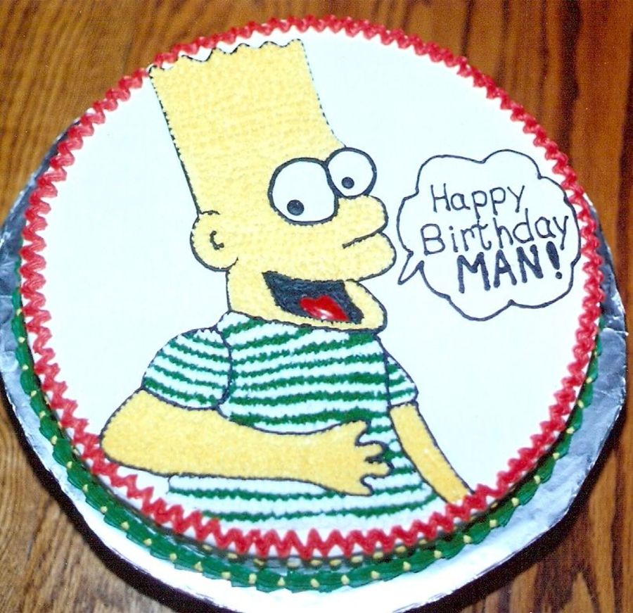 Bart Simpson - CakeCentral.com