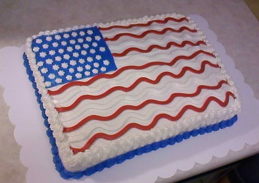 American Flag - CakeCentral.com