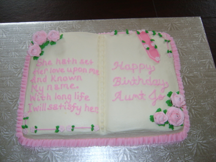Open Book Cake - CakeCentral.com