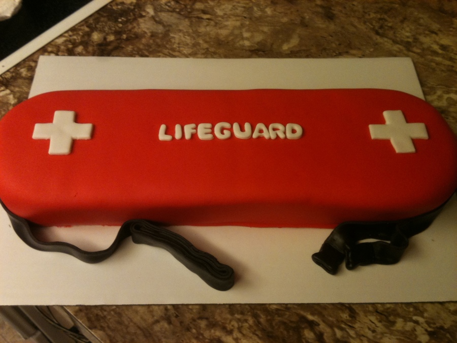 Lifeguard Rescue Tube - CakeCentral.com