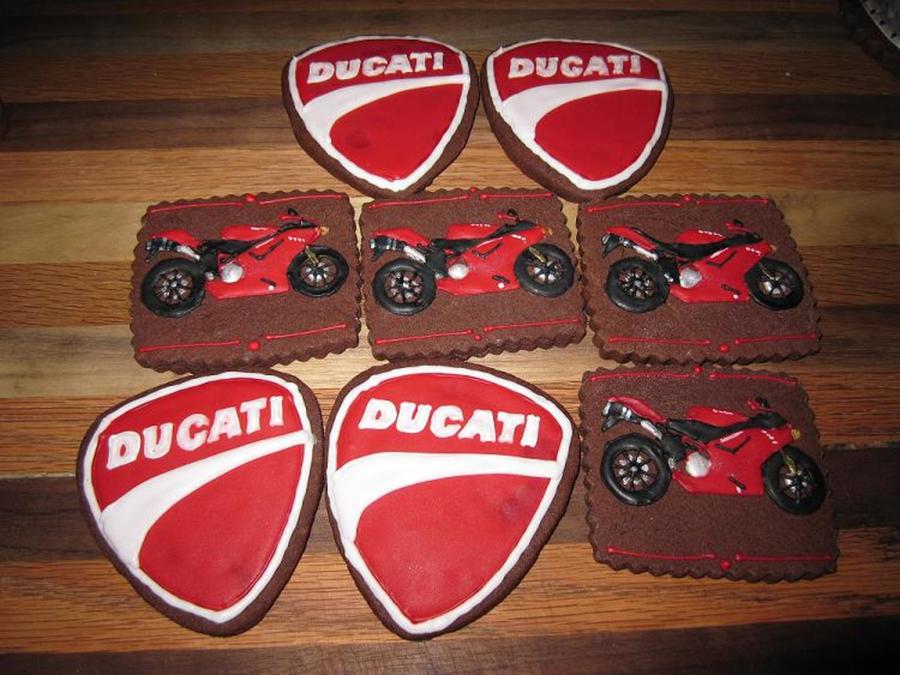 Ducati Motorcycle Cookies - CakeCentral.com