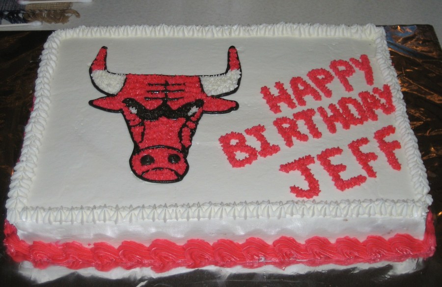 Chicago Bulls Cake - CakeCentral.com