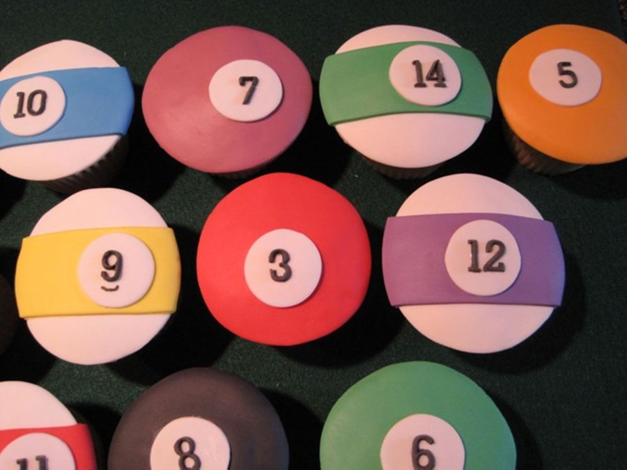 Billiard Balls Cupcakes - CakeCentral.com