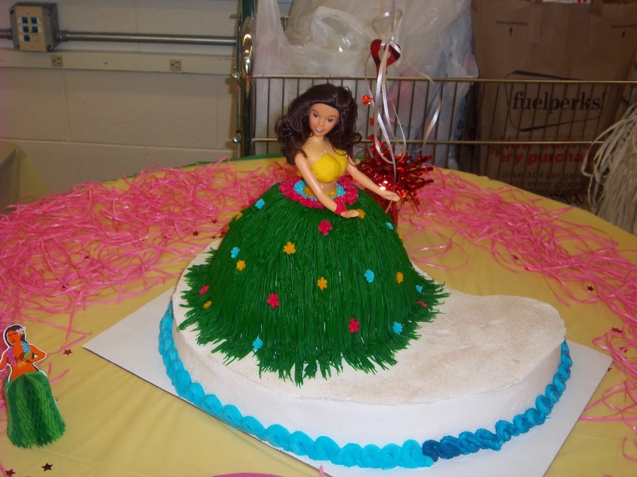 Hula Girl Cake - CakeCentral.com