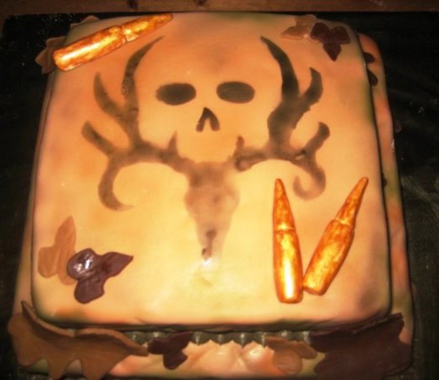 Hunting "bone Collector" Cake - CakeCentral.com