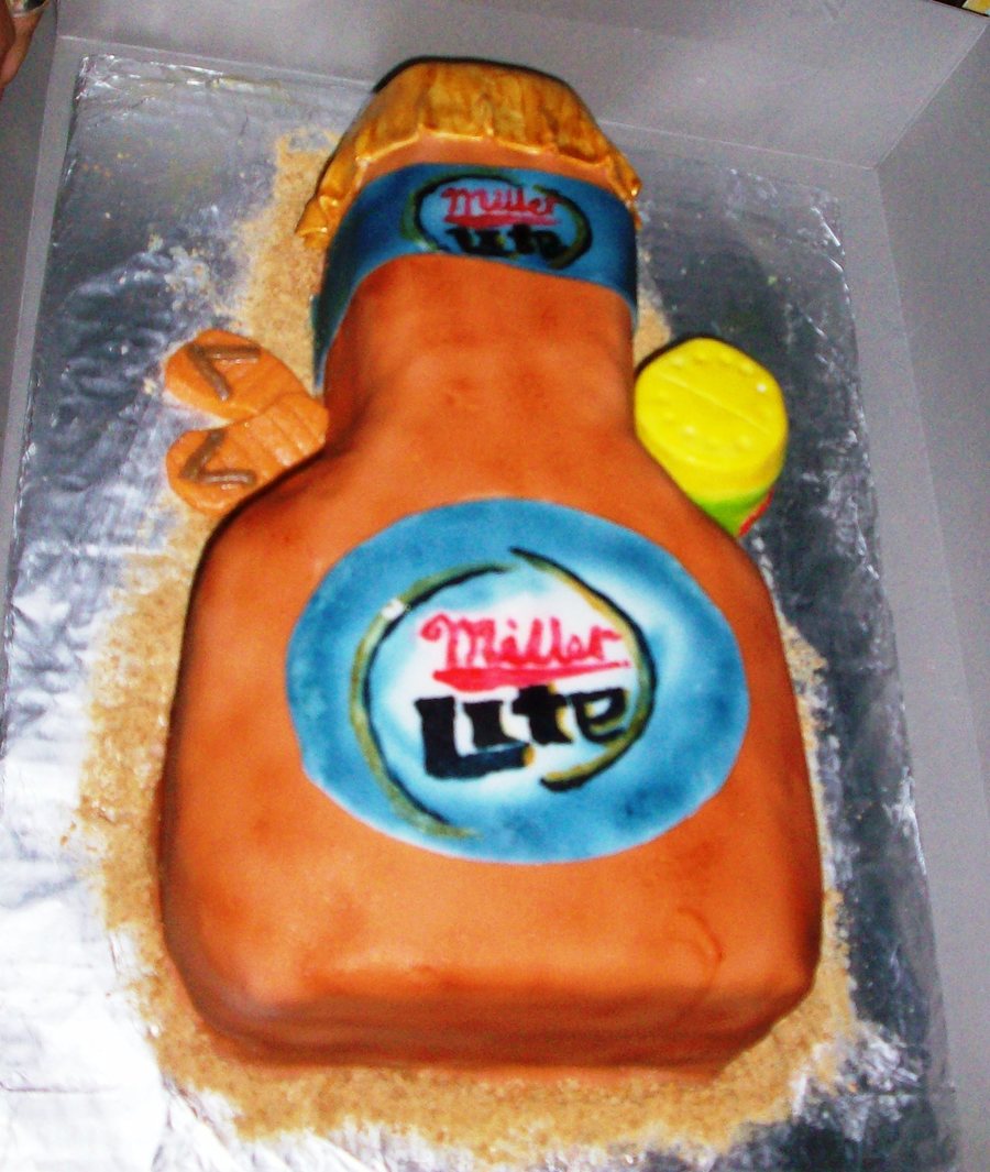 Miller Lite Cake - CakeCentral.com