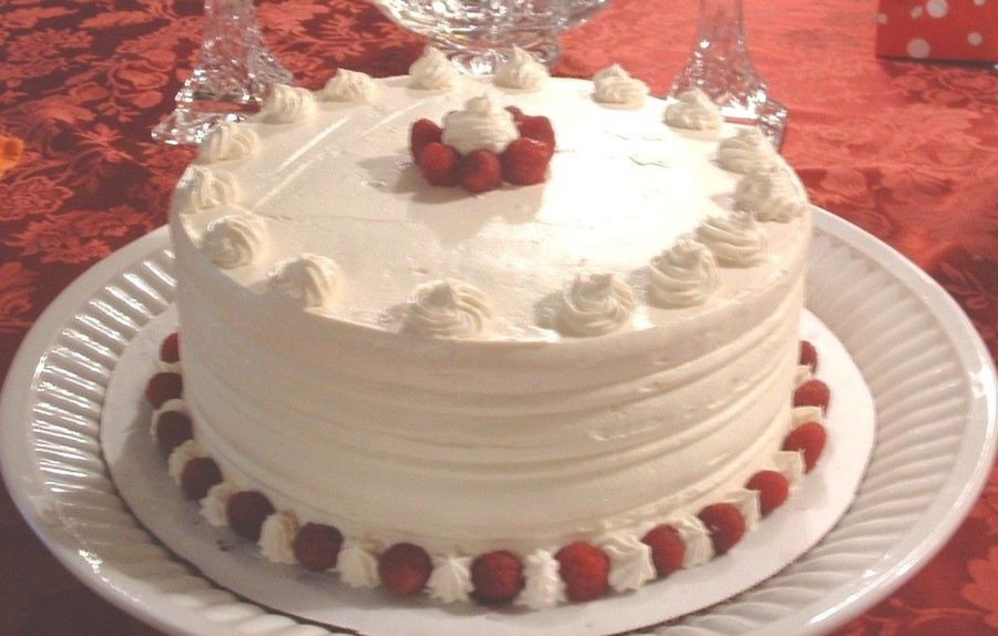 The Ivory - Raspberry And White Chocolate - CakeCentral.com