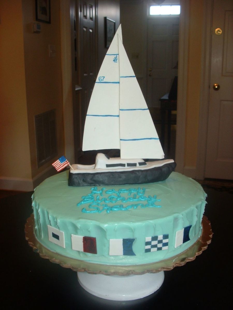 Sail Boat Cake - CakeCentral.com