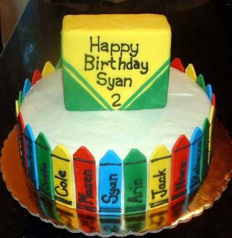 Crayon Cake - CakeCentral.com